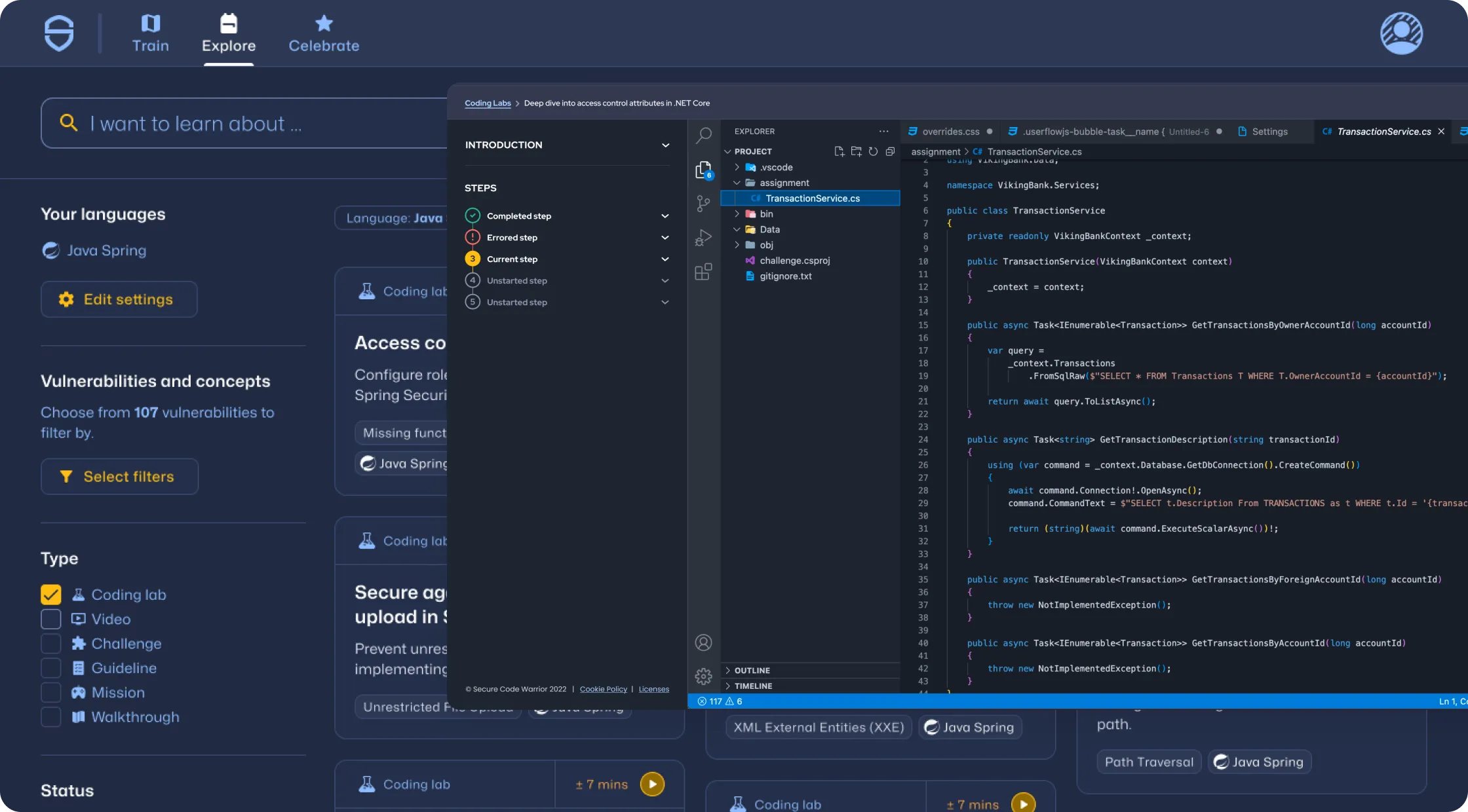 Secure Coding Training & Learning Platform | SCW